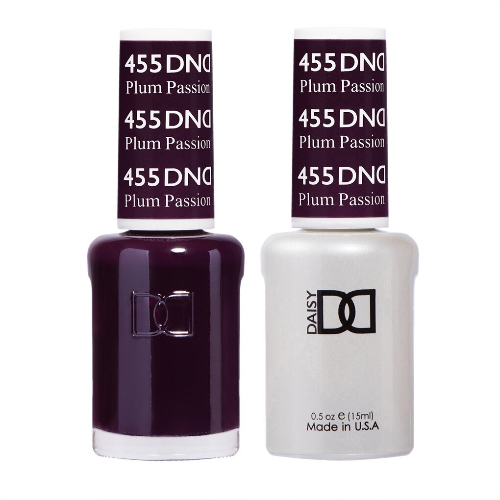 DND Gel Polish Set #455 Plum Passion, 0.5 fl oz | LA Nail Supplies