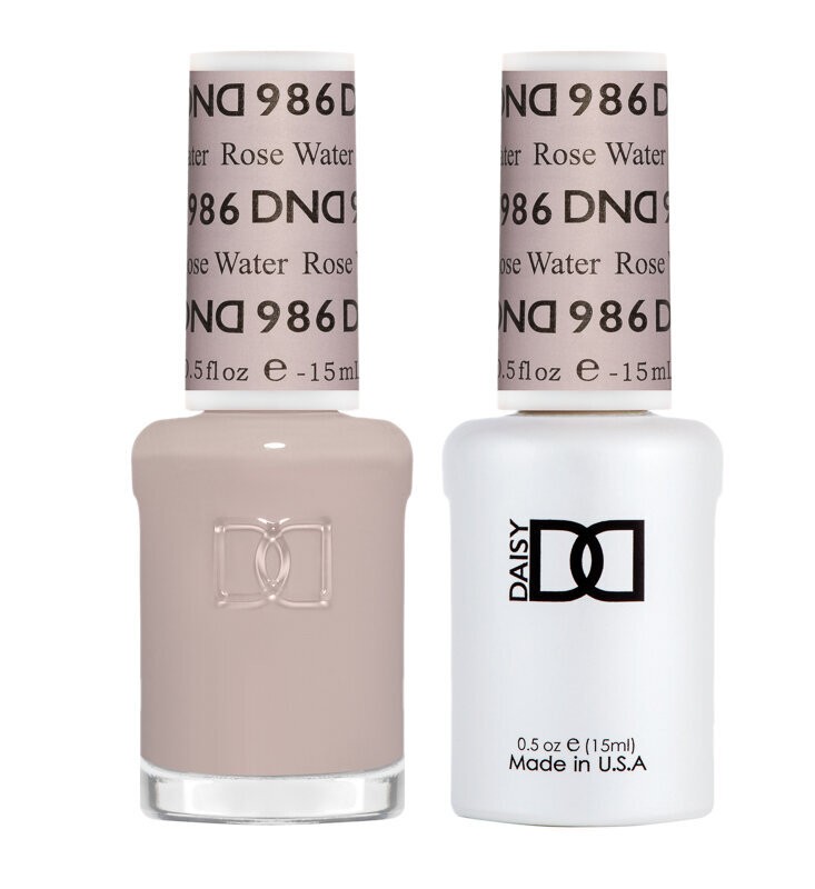DND Gel Polish Set #986 Rose Water, 0.5 fl oz, Peace | LA Nail Supplies
