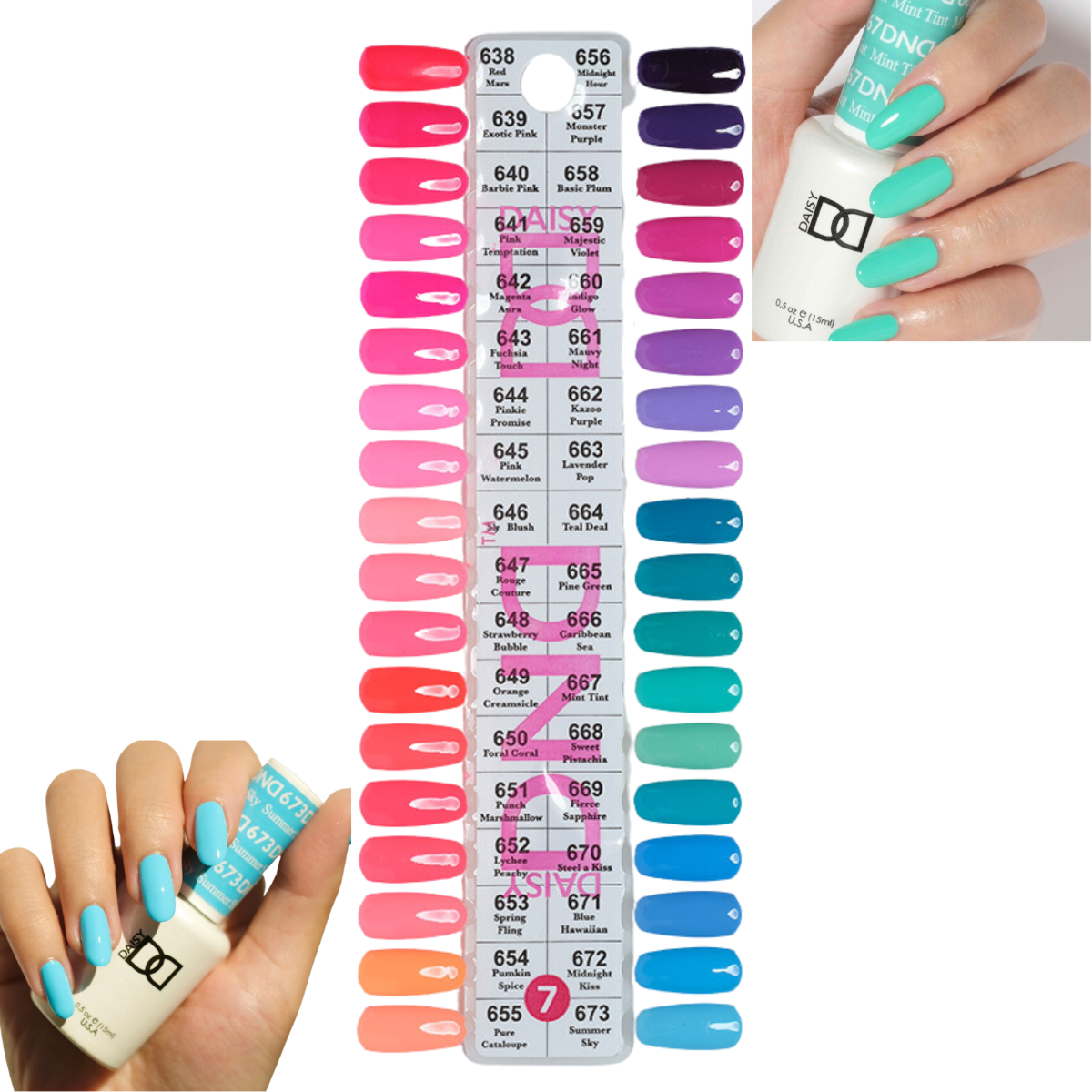 DND Gel Polish Set Collection #7, 36pc Bundle | LA Nail Supplies