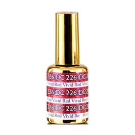 DND DC Gel #226 Vivid Red Mermaid, 0.5 fl oz | LA Nail Supplies