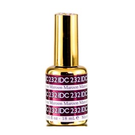 DND DC Gel #232 Maroon Mermaid, 0.5 fl oz | LA Nail Supplies