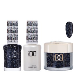 DND Dip Gel Polish Set #525 Dark Sky Light, 3pc Bundle Trio | LA Nail ...