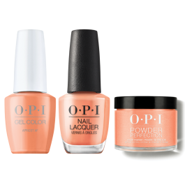 OPI Dip, Gel, Polish Trio Apricot AF #S014 OPI Your Way, Spring 2024 ...