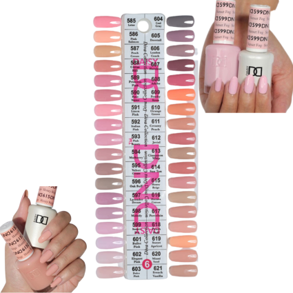 DND Gel Polish Set #860 She's White? She's Pink?, 0.5 fl oz | LA Nail ...